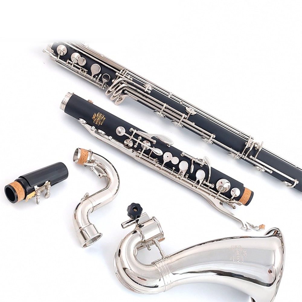 Moresky BCL138 Professional Falling Tune B Bass Clarinet, Nickel Plated ...