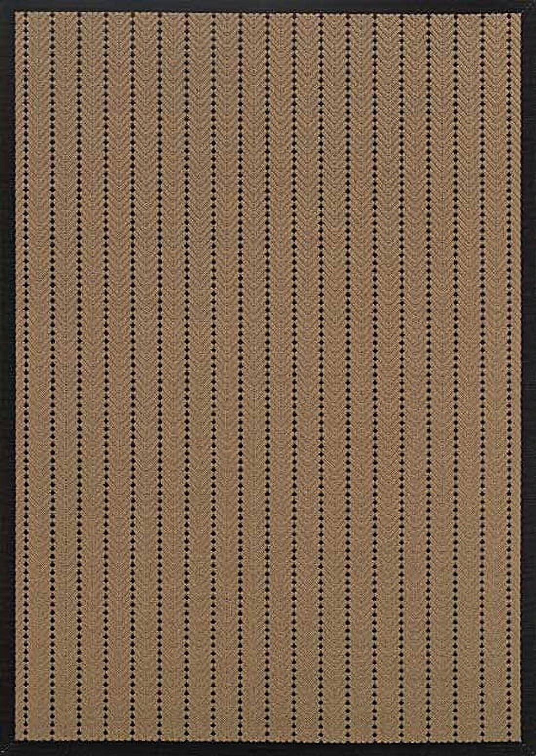 Moretti Bali Indoor/Outdoor Area Rug 720X5 Beige Patio Stripes 1' 8" x ...
