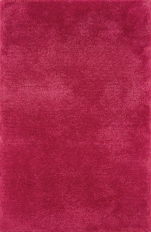Moretti Bella Shag Area Rug 81103 Pink Solid Shag 10' x 13' Rectangle ...