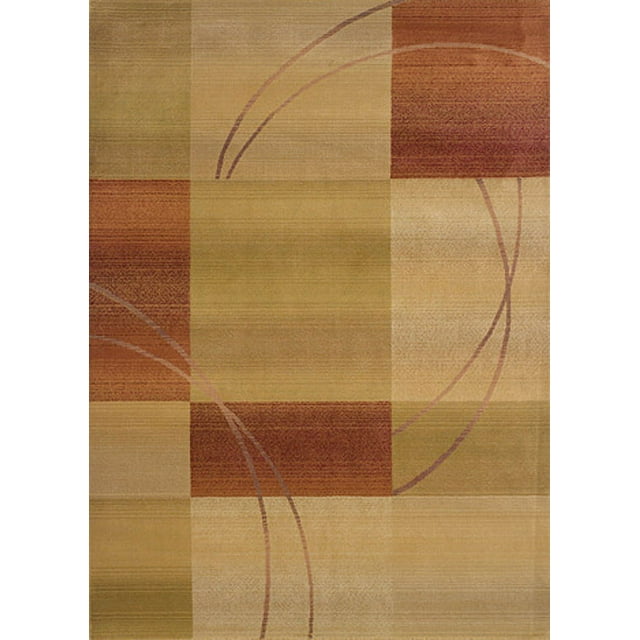 Moretti Mauve Area Rugs - 1608D Geometric Lines Squares Boxes Cubes Rug ...