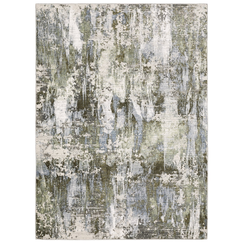 Moretti Quark Area Rug 2060F Green Faded Shaded 7' 10" x 10' 10 ...