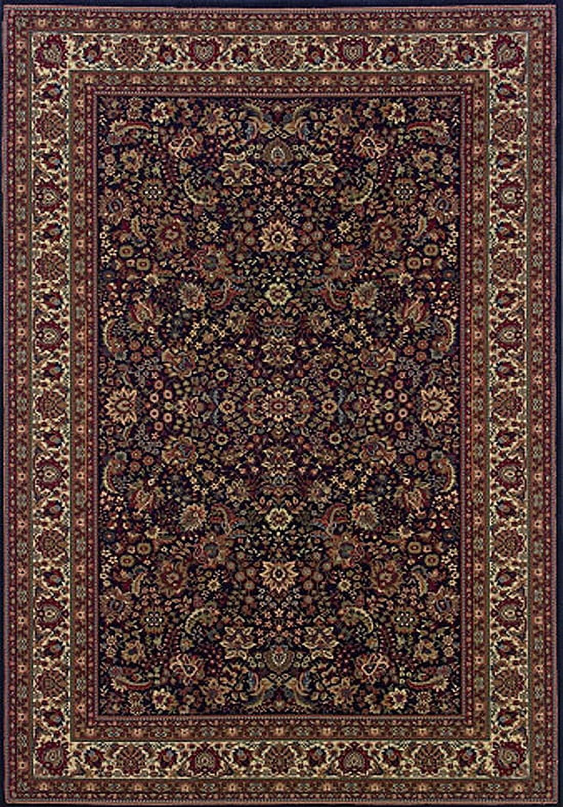 Moretti Wesley Area Rugs - 113B2 Floral Persian Border Flowers Leaves ...