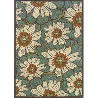 Moretti Wesley Area Rugs - 113B2 Floral Persian Border Flowers Leaves ...