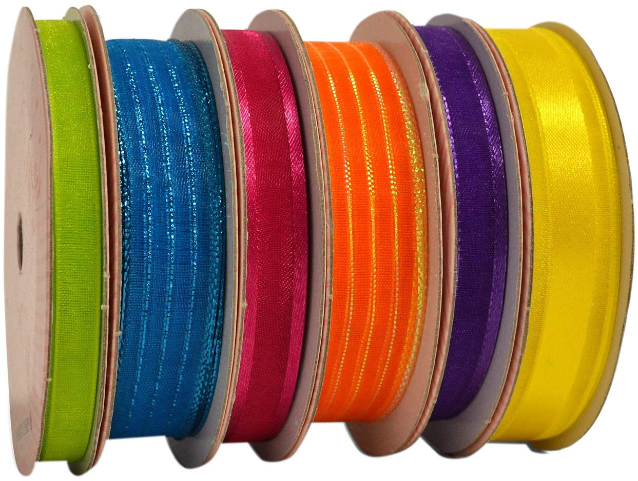 Morex Ribbon, 6-Pack Sweet Petite Ribbon, Fiesta - Walmart.com