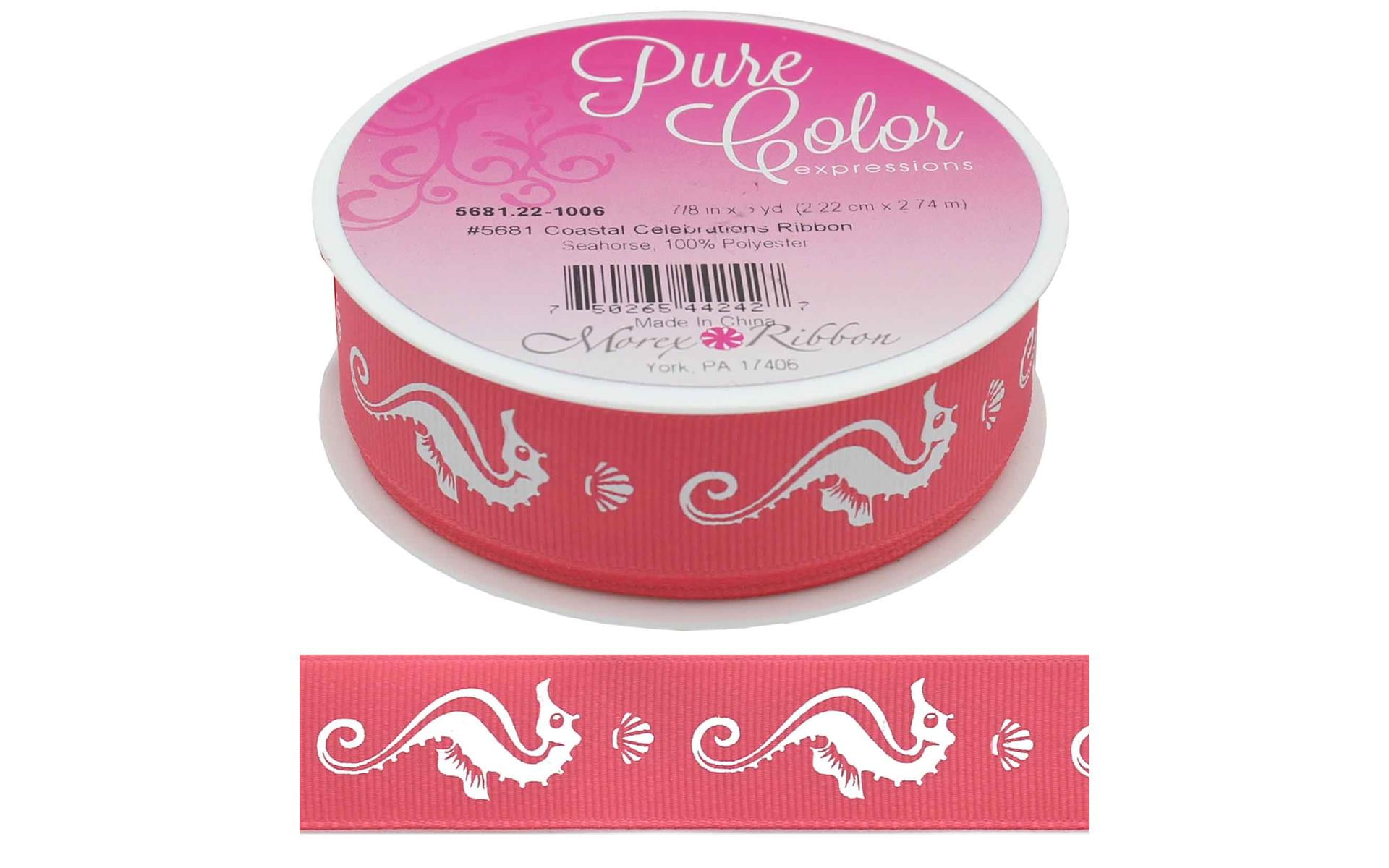 Morex Ribbon Coastal Celebrat 7/8"x3yd Seahorse - Walmart.com