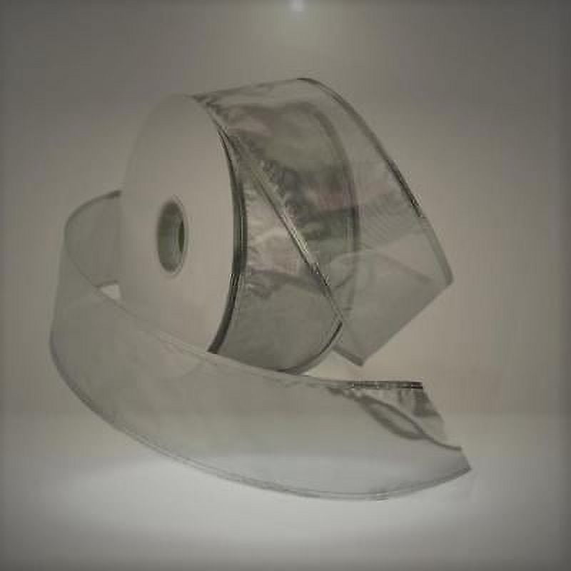 Morex Ribbon Gleam Wired Metallic Sheer Ribbon, 2-1/2-Inch by 50-Yard ...
