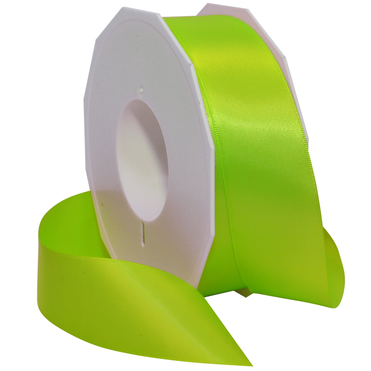 Morex Ribbon, Neon Bright Satin, 1-1/2 in x 50 yd, Key Lime - Walmart.com