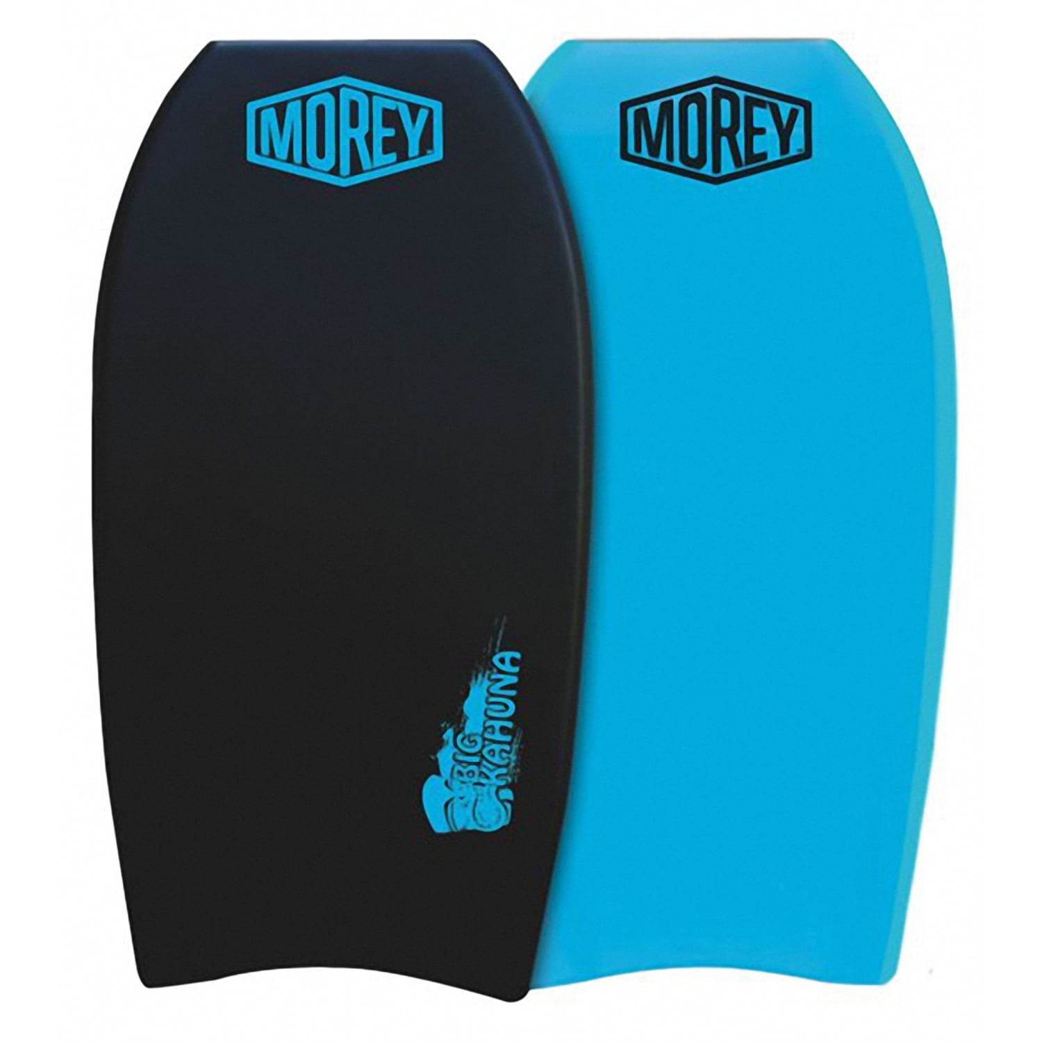 Morey Big Kahuna 44" Bodyboard - Black deck, Light Blue rails, Light ...