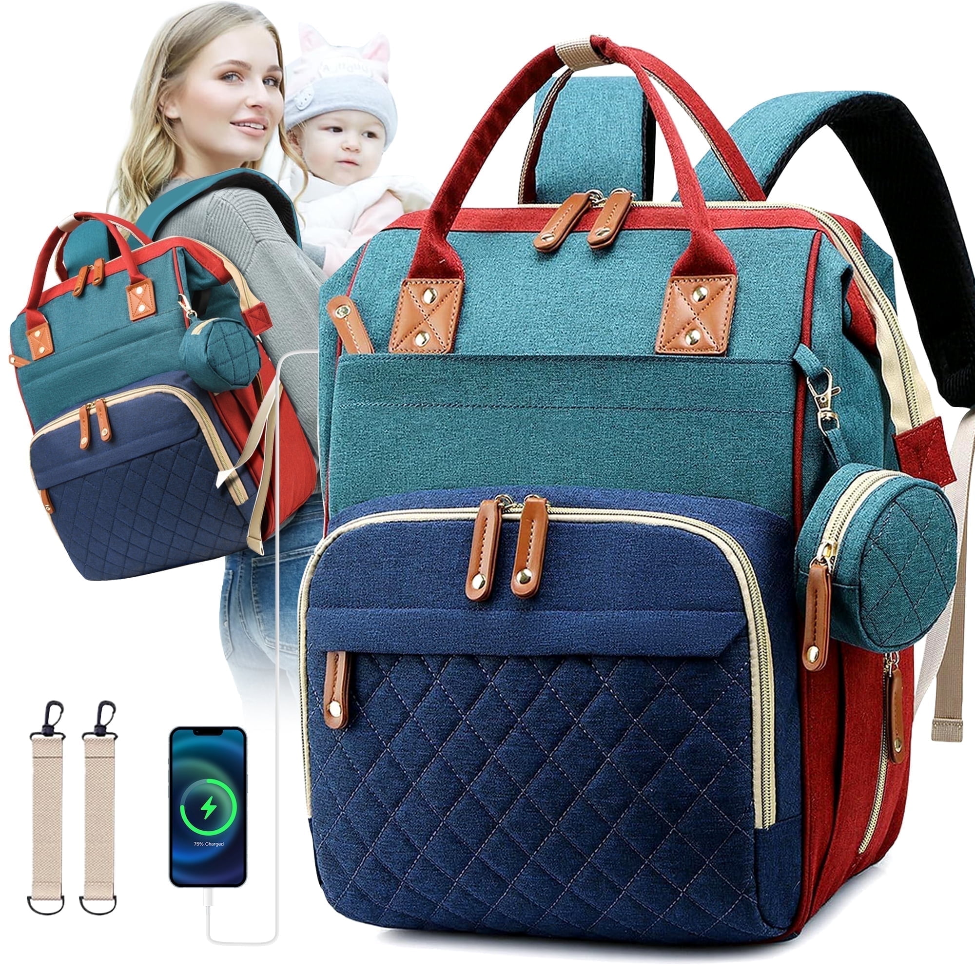 Walmart Black Friday Deals 2025 - Morfone Baby Diaper Bag, Waterproof ...