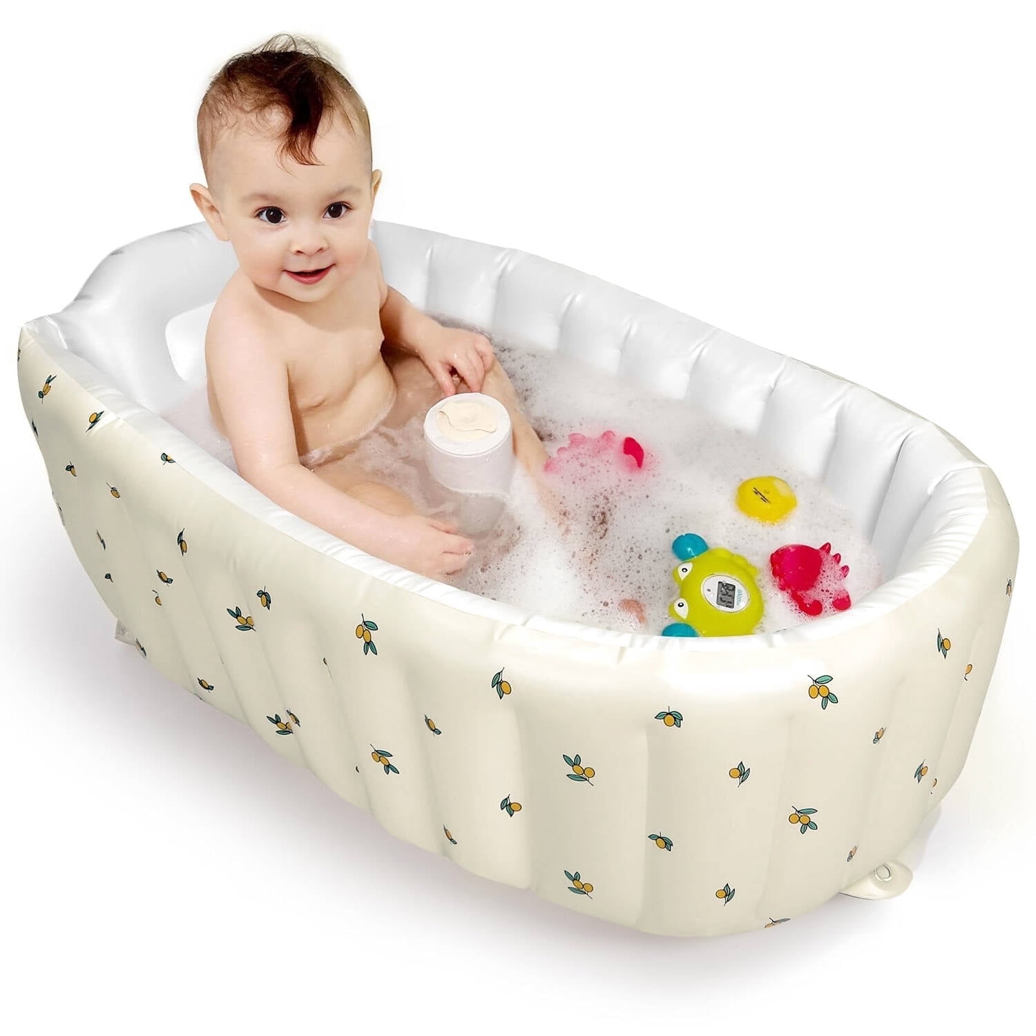 Morfone Inflatable Baby Bathtub for Newborn to Toddler, Portable Baby ...