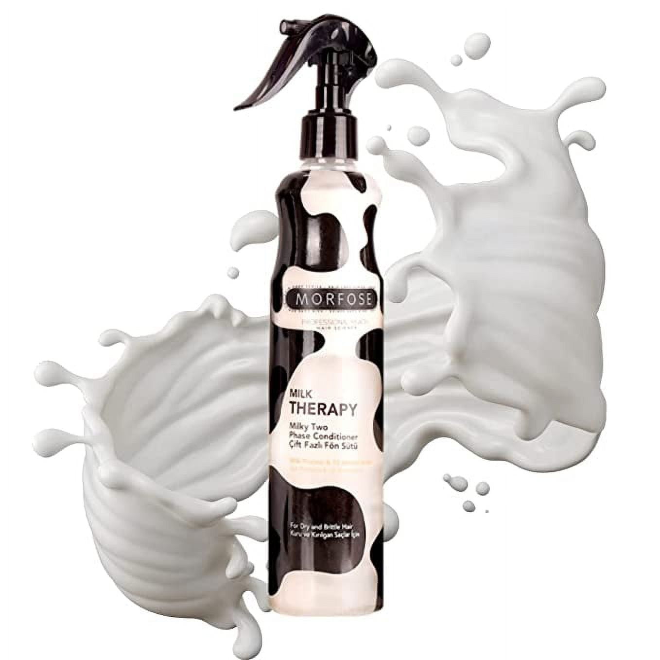 Morfose Milk Therapy Spray, Hair Detangler, Leave-in Conditioner, Heat ...