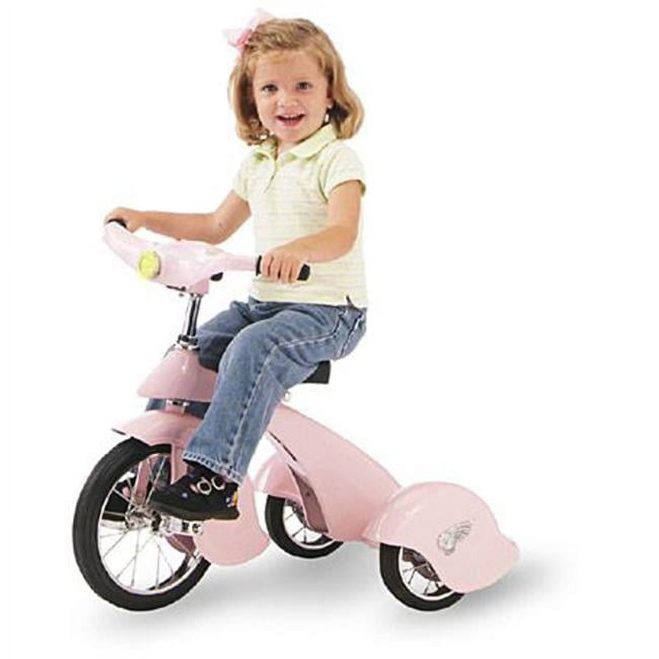Morgan Cycle Vintage Pegasus Retro Tricycle - Pink, Durable Steel Body ...