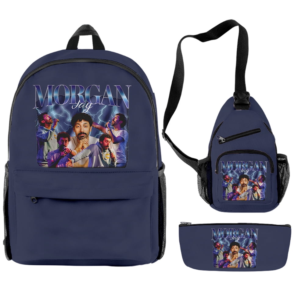 Morgan Jay Cosplay 3D Backpack 3 Piece Sets Hip Hop Shoulder Bag Fashion Travel Bag - Walmart.com