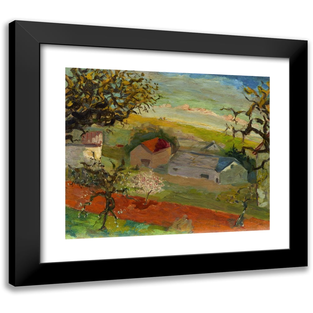 Morgan Russell 17x15 Black Modern Framed Museum Art Print Titled - The ...