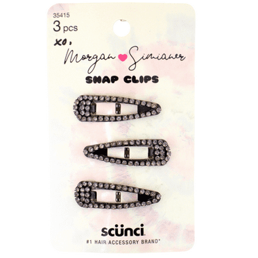 Scunci Effortless Beauty Snap Clips â€‘ 8 pieces - Walmart.com