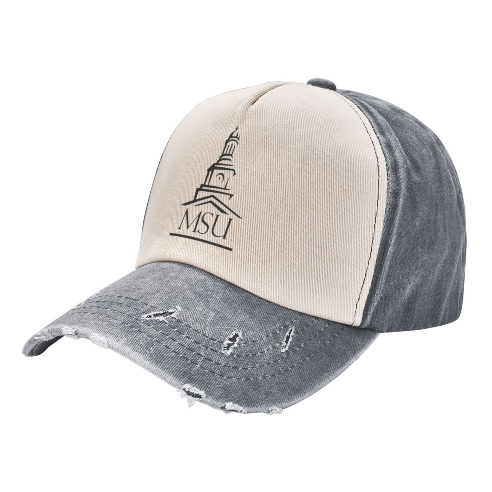 Morgan State University Logo Cowboy Collision Color Washed Baseball Cap ...
