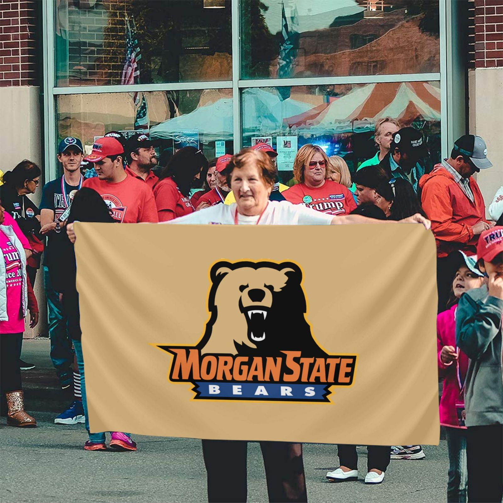 Morgan State University Logo Flag 3x5 Ft Holiday Banner Garden Yard ...