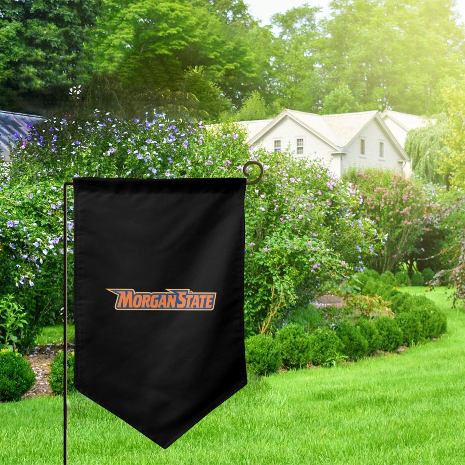 Morgan State University Logo Garden Flag Double Sided Banners For ...