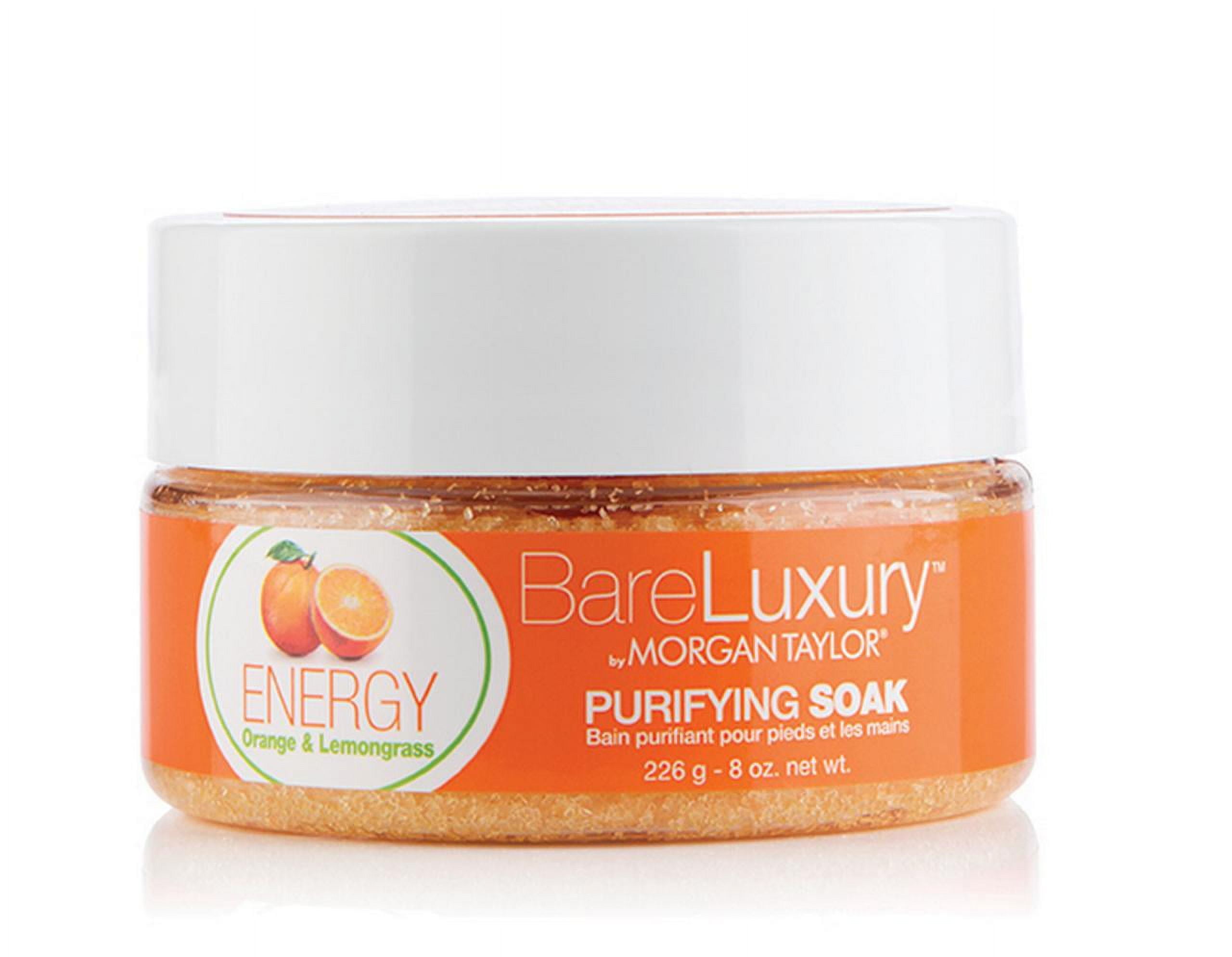 Morgan Taylor Bare Luxury Energy Orange & Lemongrass Soak - 226 g / 8 ...