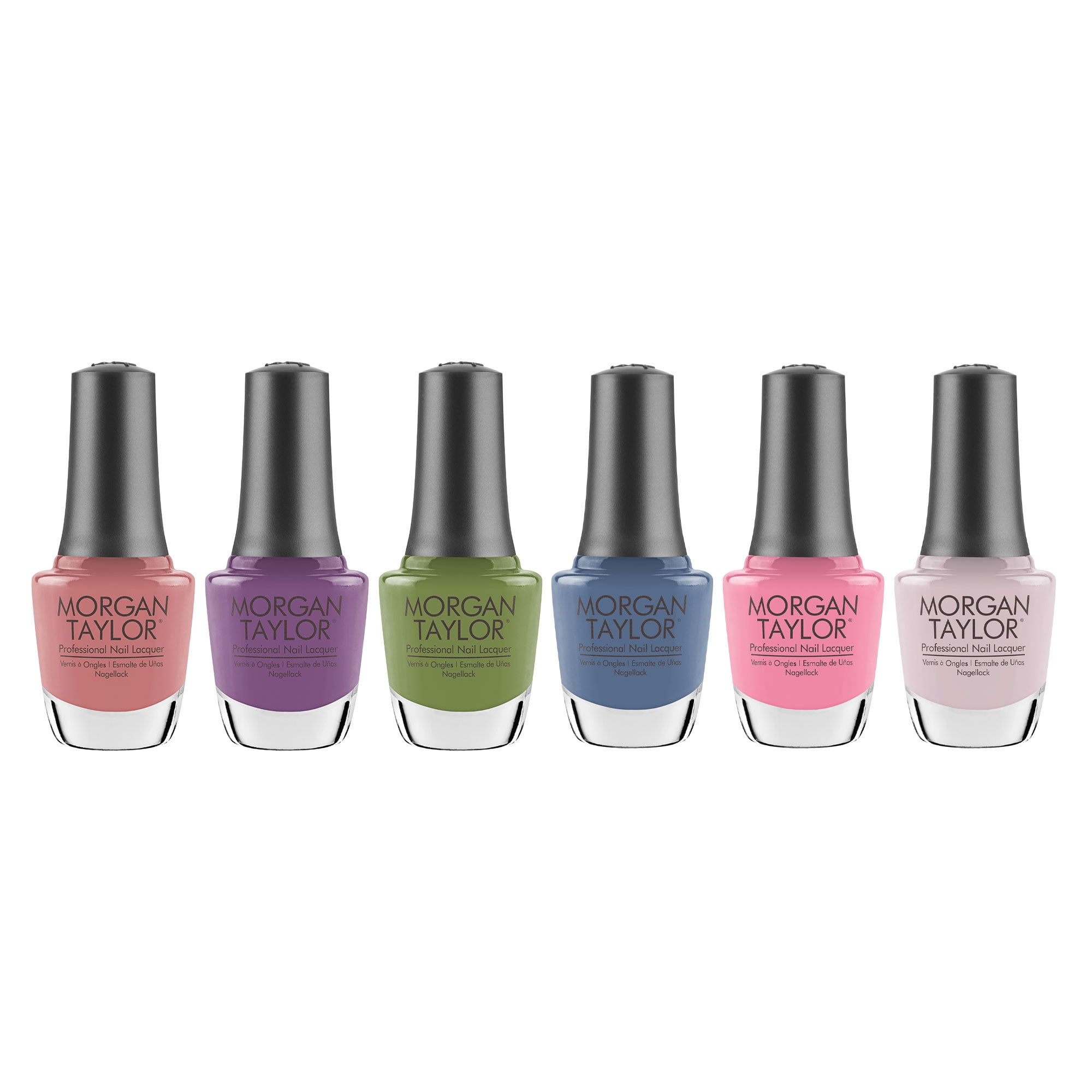 Morgan Taylor Spring 2023 Pure Beauty Nail Lacquer Polish Set, 6 Pack ...