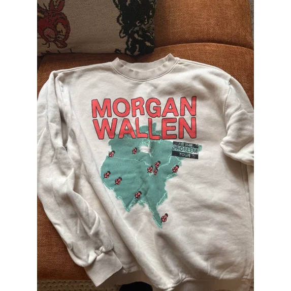Morgan Wallen 2025 I’M The Problem Tour Reprint Sweatshirt - Walmart.com
