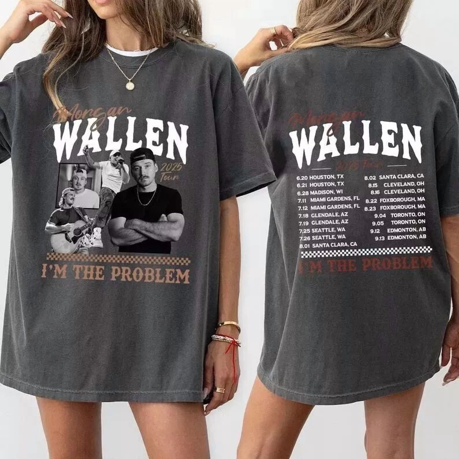 Morgan Wallen Concert Shirt, Morgan Wallen I'm The Problem Tour 2025 T ...