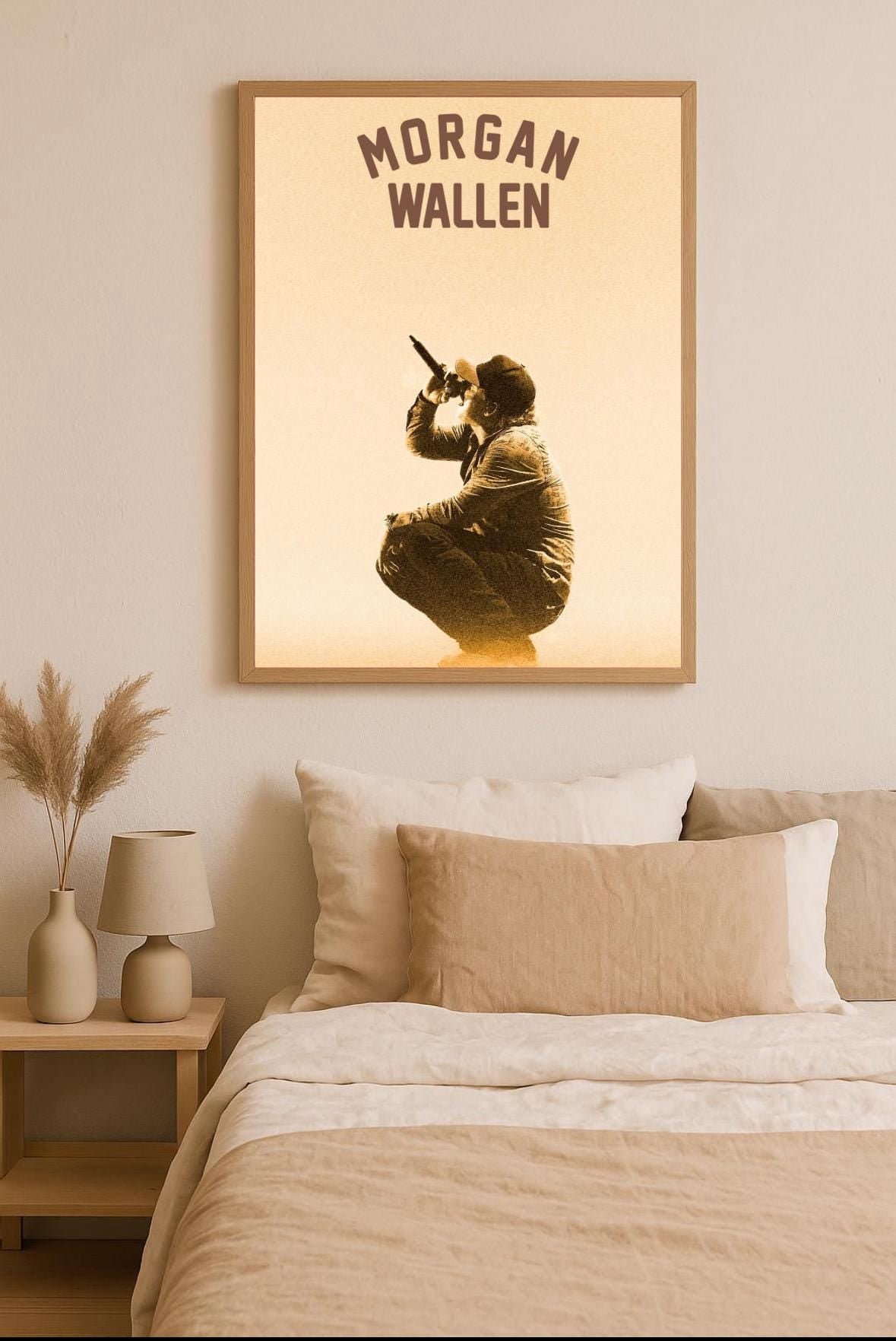Morgan Wallen - - Country Music - Tan Beige Morgan Wallen Decor ...