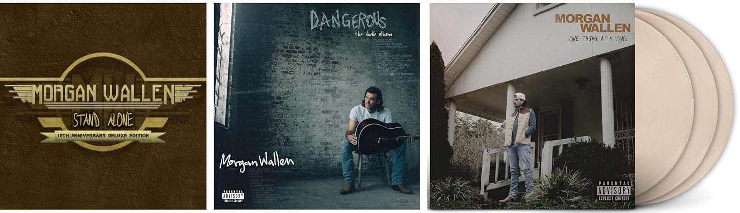 Morgan Wallen - Essential 3 Album Vinyl Record Collection - Dangerous ...