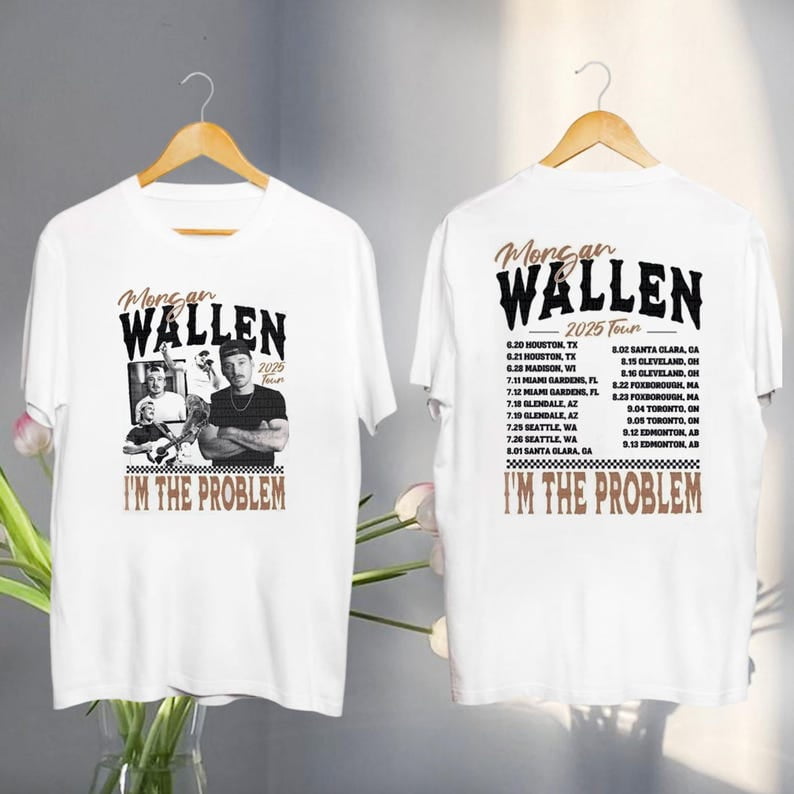 Morgan Wallen I'm The Problem Tour 2025 T-Shirt, Morgan Wallen Concert ...