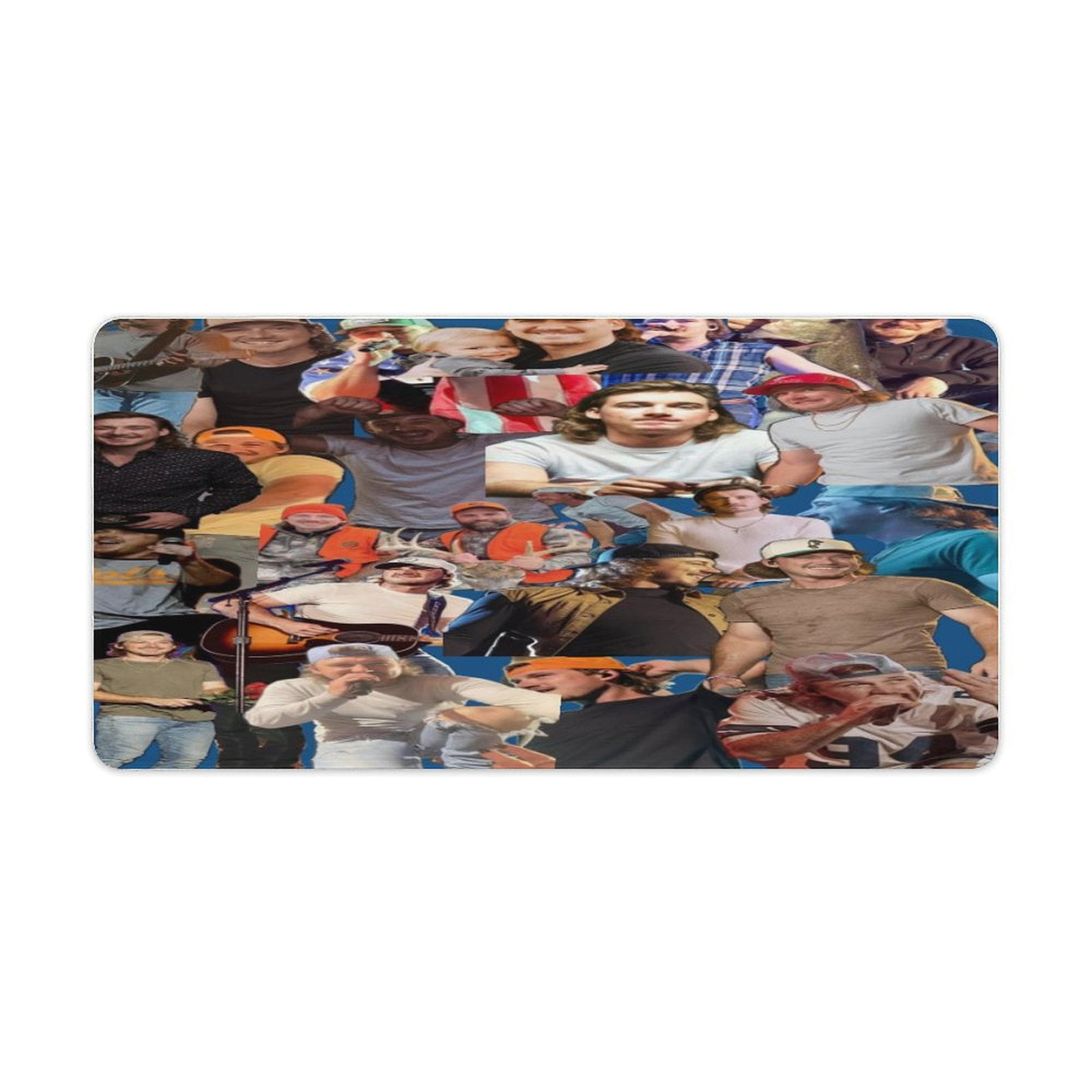 Morgan Wallen Large Mouse Pad with Stitched Edge Rubber Mouse Mat ...