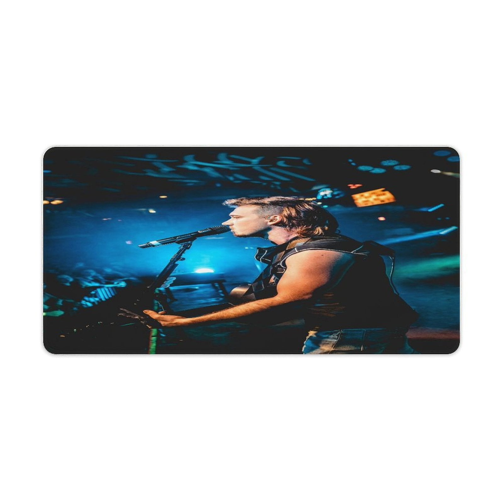 Morgan Wallen Large Mouse Pad with Stitched Edge Rubber Mouse Mat ...