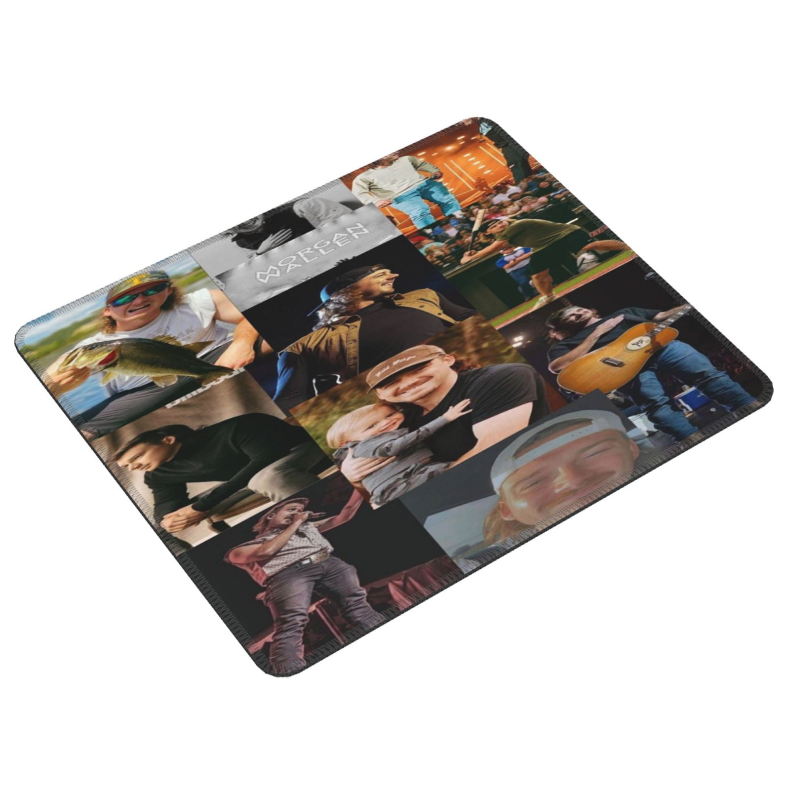 Morgan Wallen Mouse Pad with Stitched Edge Rubber Mouse Mat Waterproof ...