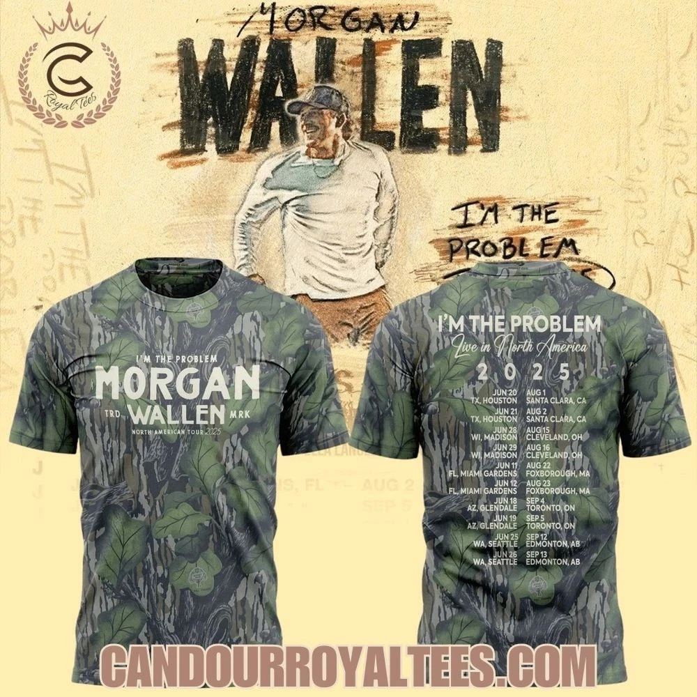 Morgan Wallen Shirt X Houston Texan, Morgan Wallen Camo Shirt Tour 2025 ...