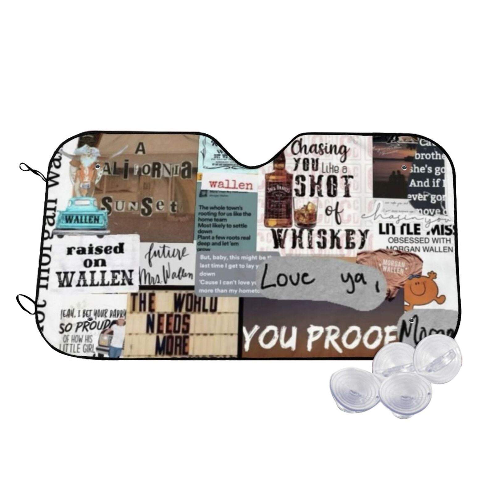 Morgan Wallen Windshield Sun Shade - Car Sun Shade Windshield Keeps ...