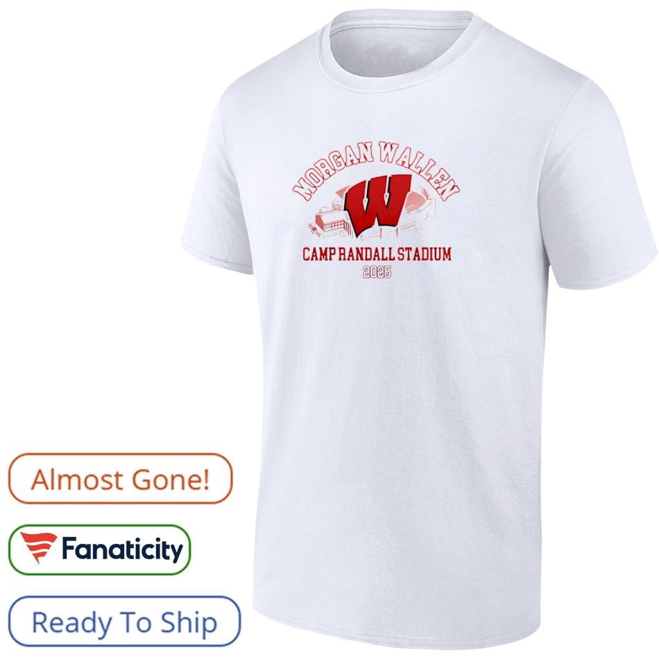 Morgan Wallen Wisconsin Badgers Camp Randall Stadium 2025 Shirt ...