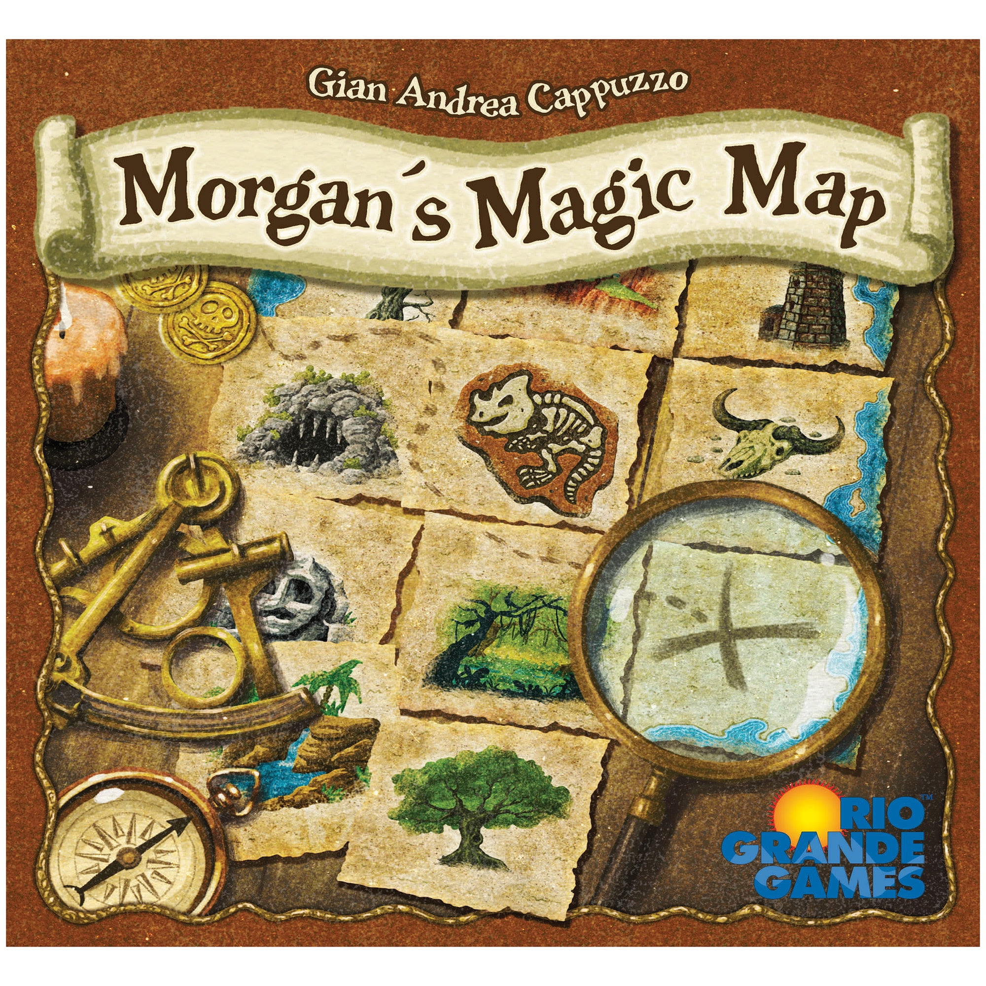 Morgan's Magic Map - Tile Placement Game, Pirate Map Treasure Hunt ...