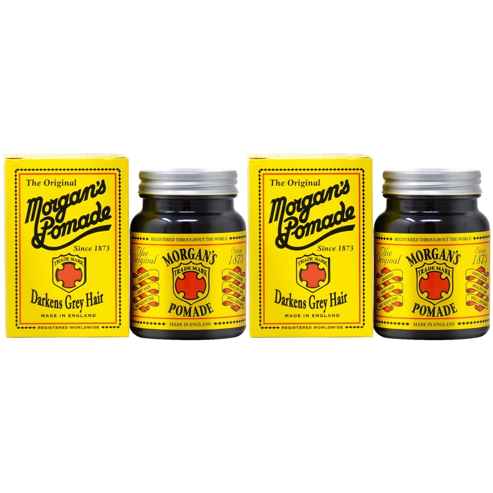 Morgan’s Pomade The Original Darkens Grey Hair 100g/3.53oz (Pack of 2 ...