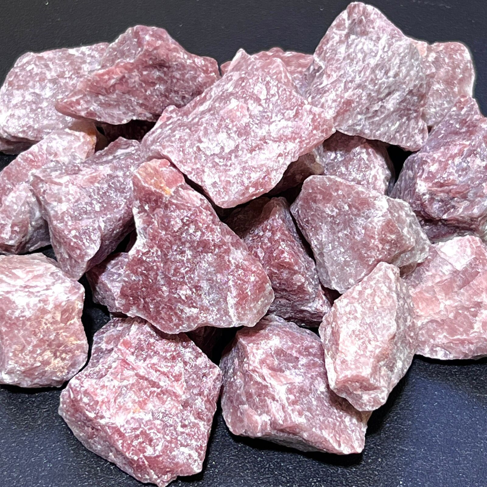 Morganite Quartz Rough (3 Pcs) Raw Gemstones Healing Crystals And ...