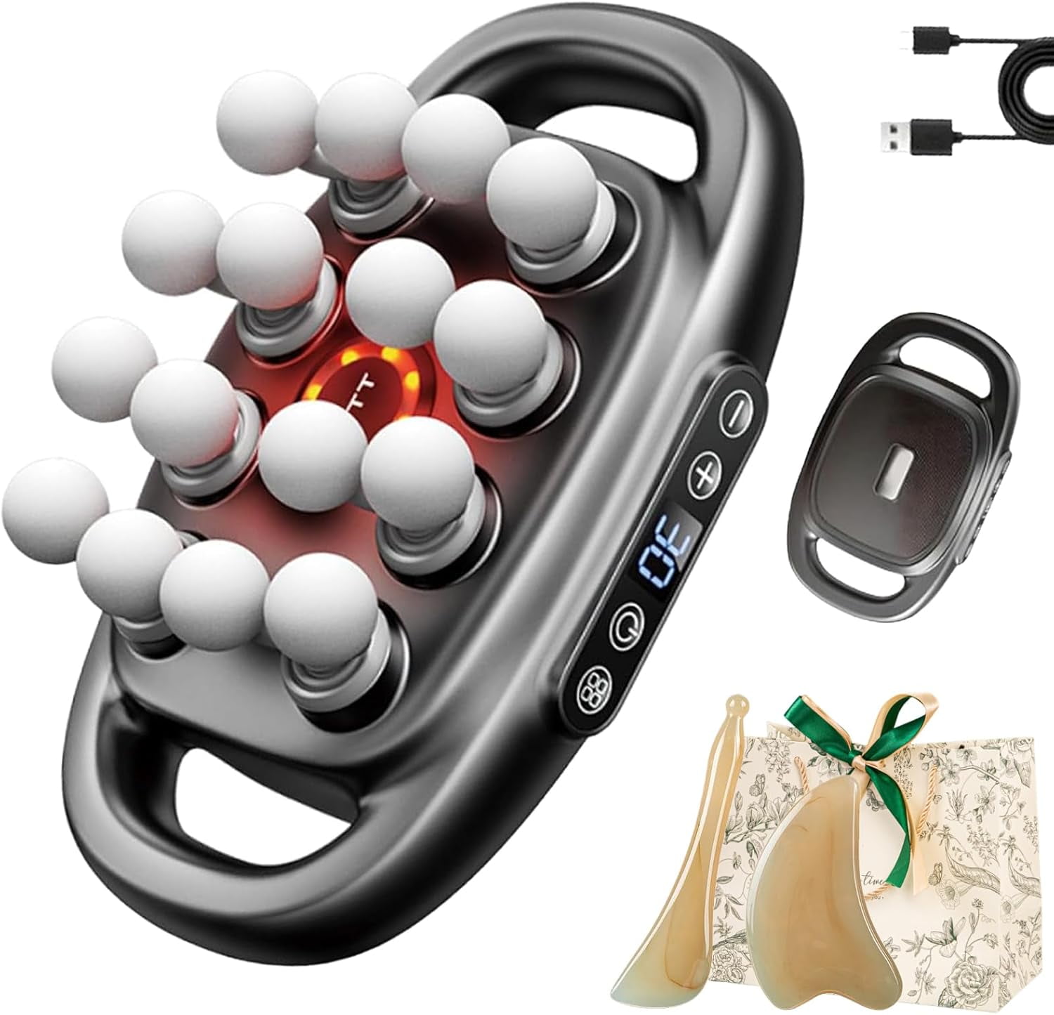 Morglaes Deep Tissue Massager - 2025 New Morglaes Massager, 16 Head ...