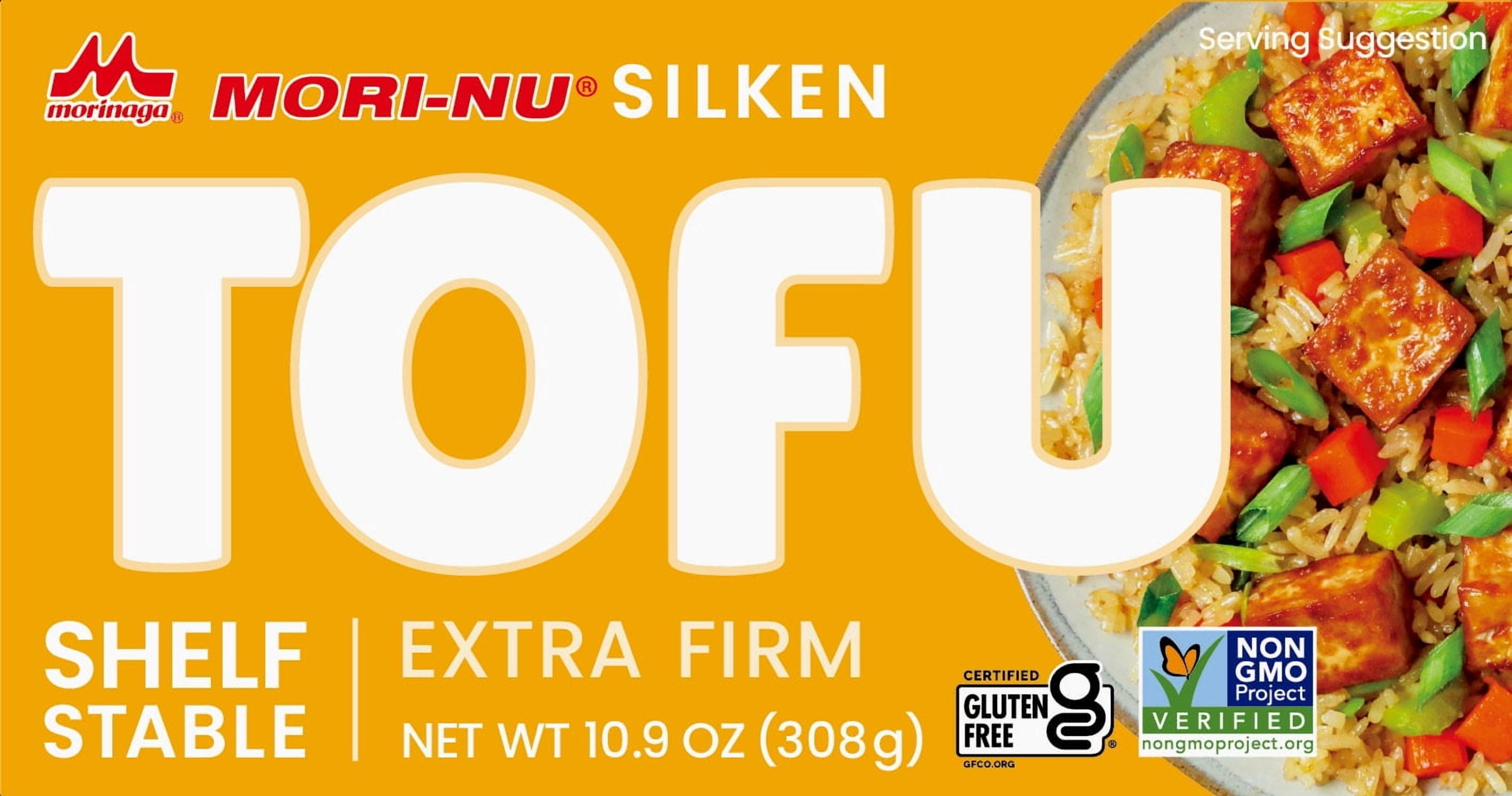 Mori-Nu Silken Extra Firm Tofu, Shelf-Stable Plant Protein, Non-GMO ...