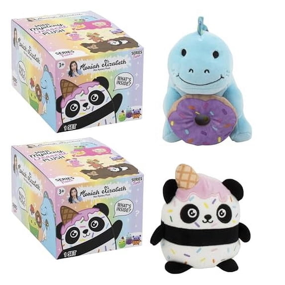 Moriah Elizabeth, Mini Mystery Plush, Series 2, 6 inch, 2 pack bundle ...
