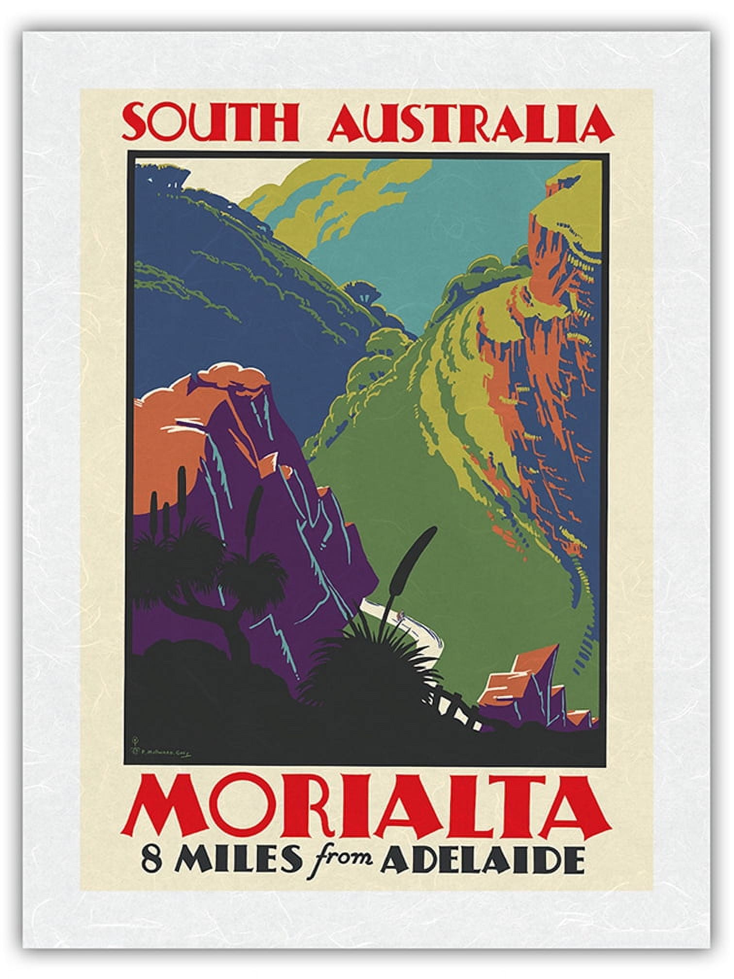 Morialta South Australia - 8 miles from Adelaide - Vintage Travel ...