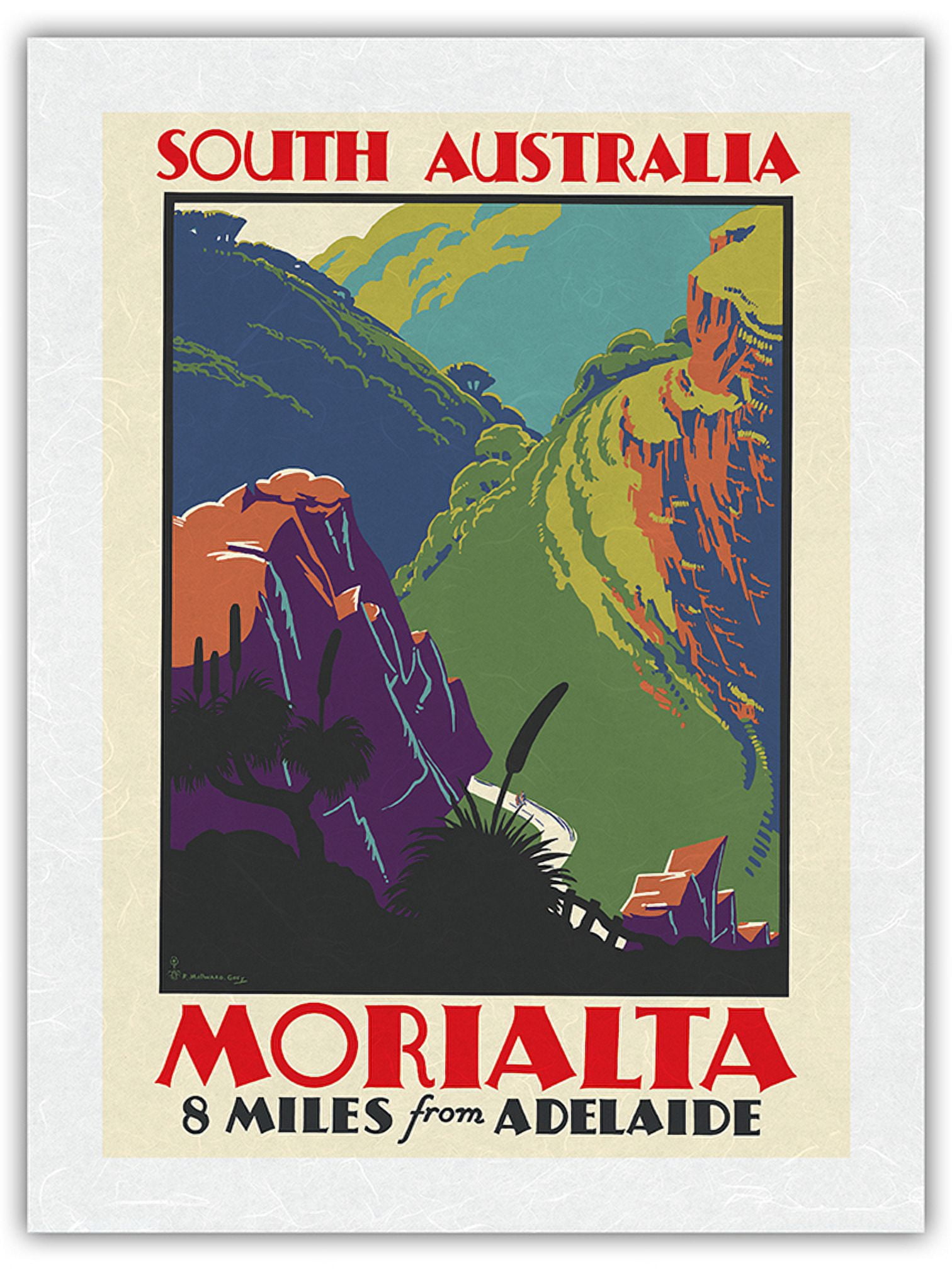 Morialta South Australia - 8 miles from Adelaide - Vintage Travel ...