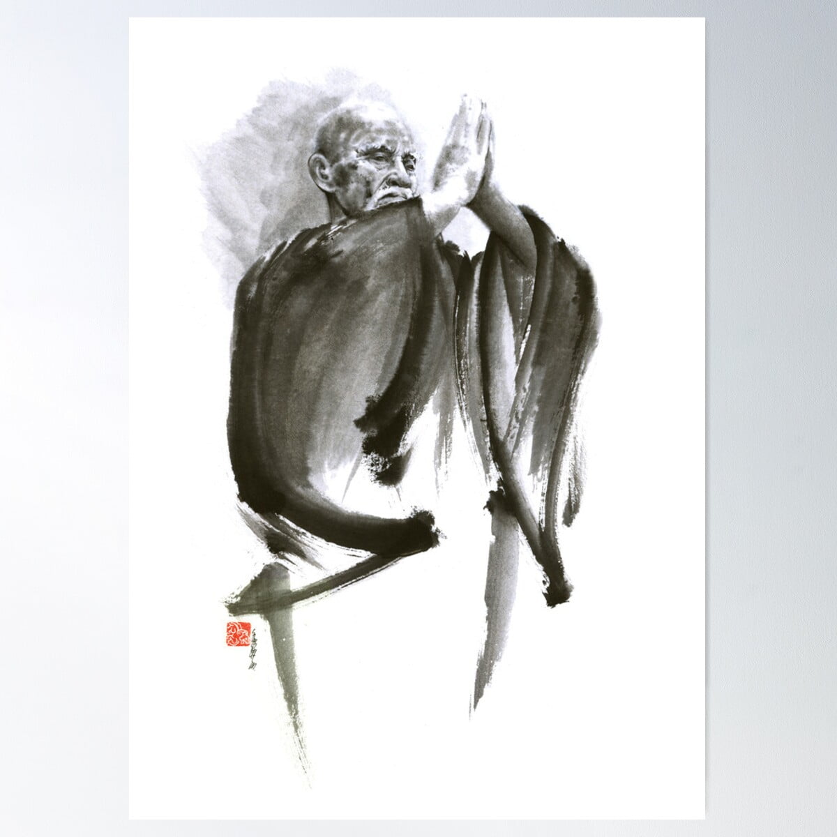 Morihei Ueshiba Sensei Aikido Martial Arts Art Japan Japanese Master ...