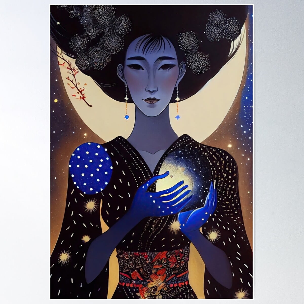 Moriko Poster Wall Art, Modern Wall Decor For Living Room Bedroom ...