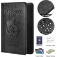 Morima Passport Holder Cover Traveling Passport Case,Black - Walmart.com
