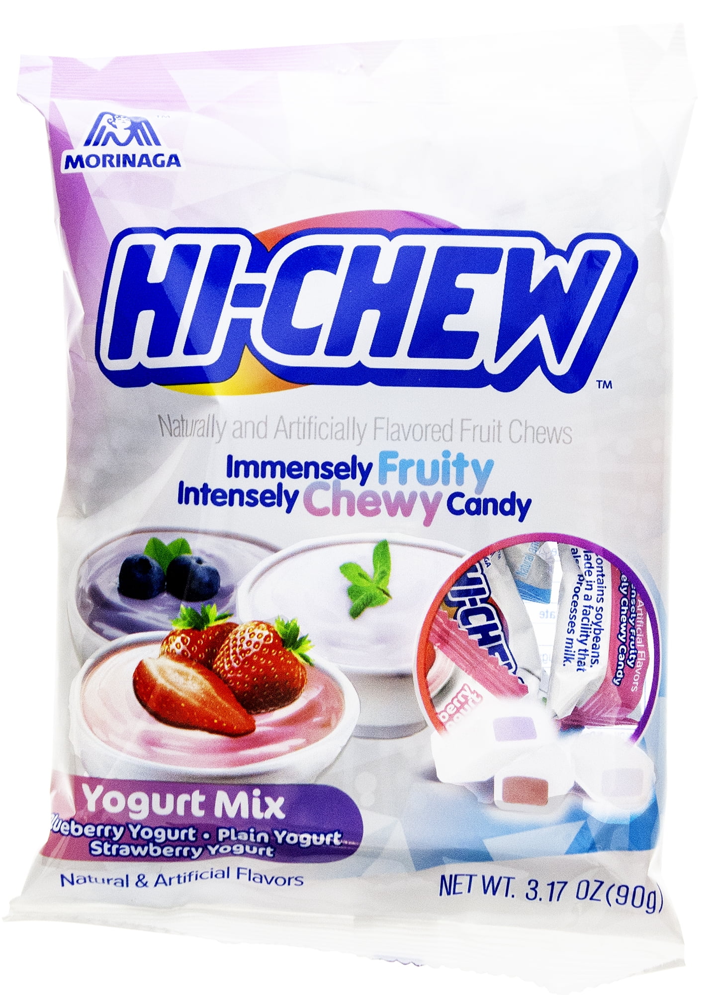 Morinaga HI-CHEW Strawberry Fruity Chewy Candy - Yogurt Mix 3.17 oz ...