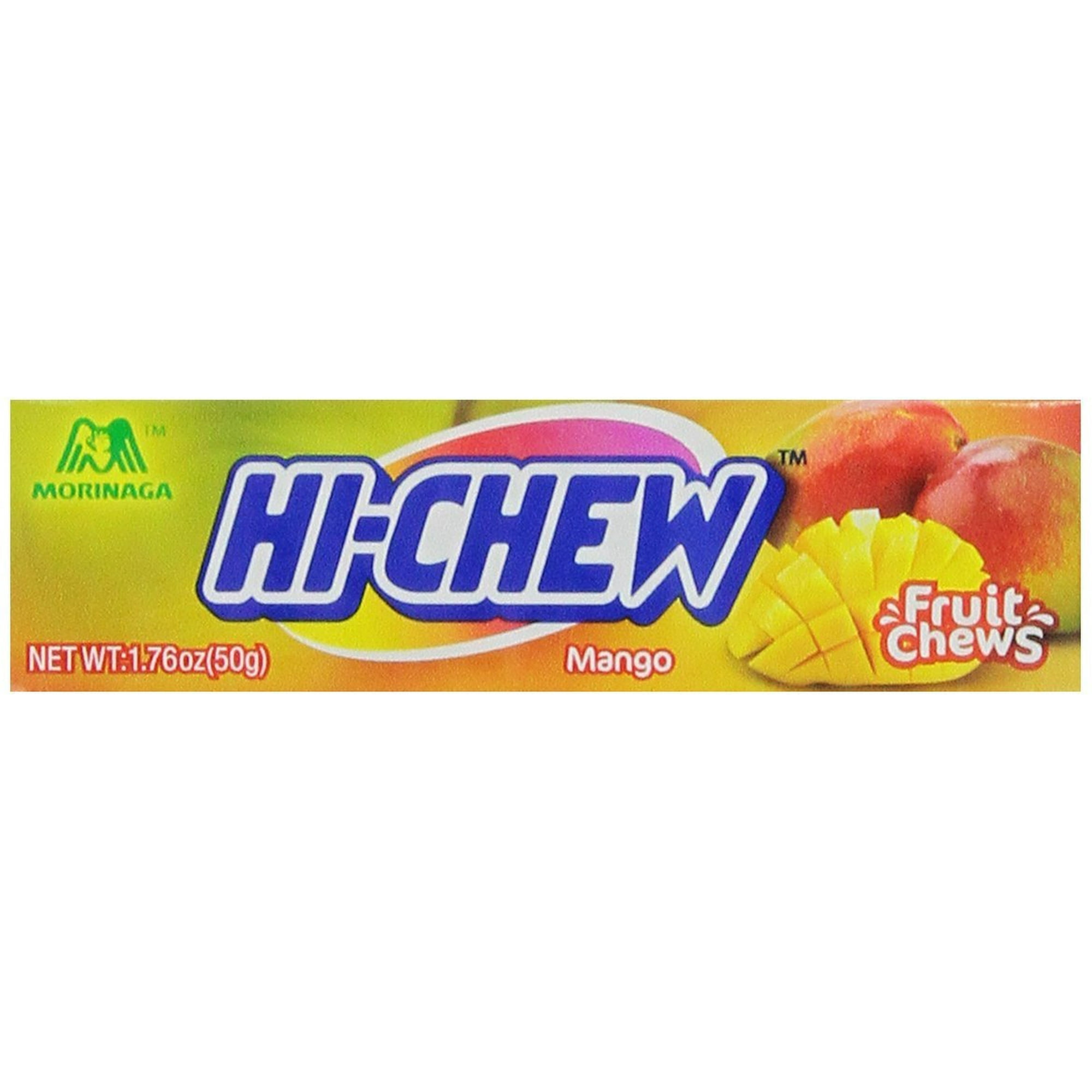 Morinaga Hi-Chew Mango Fruit Chews, 1.76-Ounce Packages Pack of 20 ...