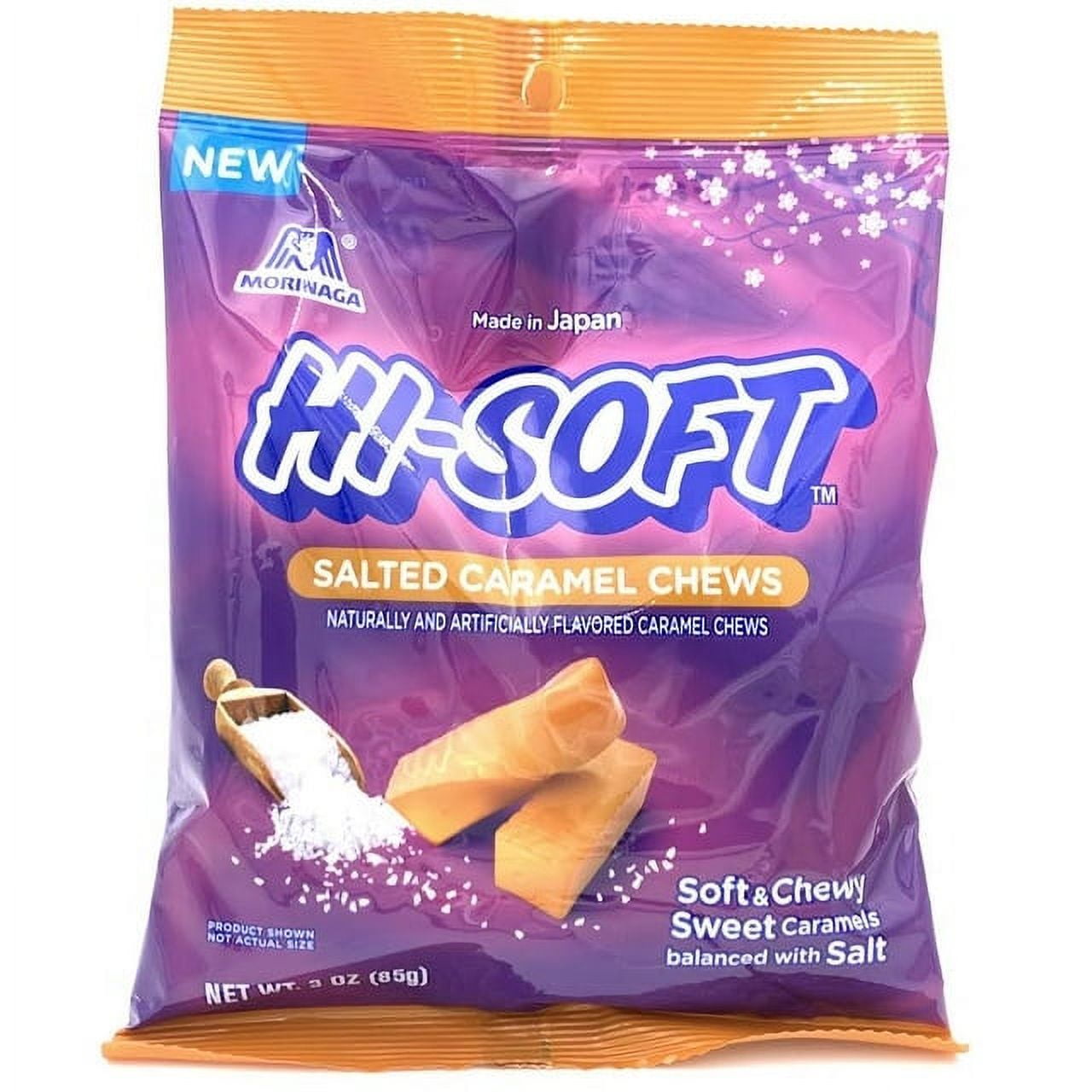 Morinaga Hi Chew Soft Salted Caramel Chews, 3oz 85g, Made in Japan ...