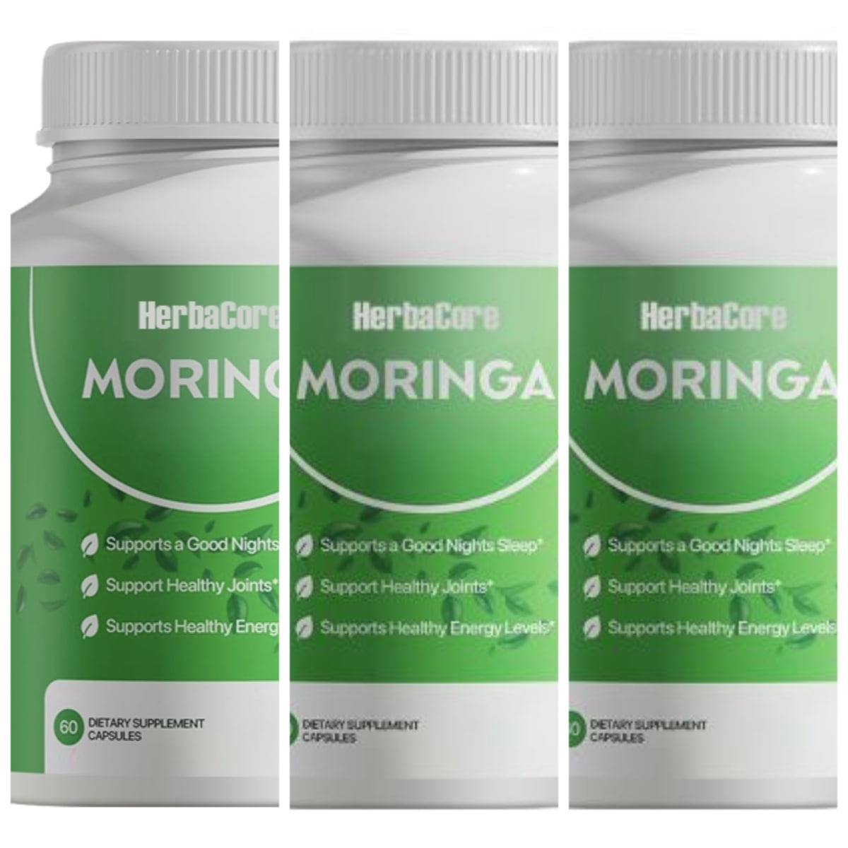 Moringa Capsules - Pure Moringa Powder, Energy, Skin, Immune & Gut ...